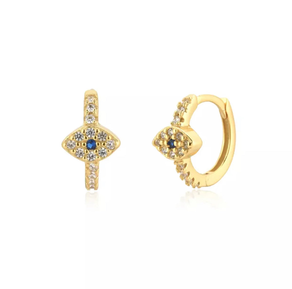 Evil Eye Mini Hoops | Blank Paige Designs